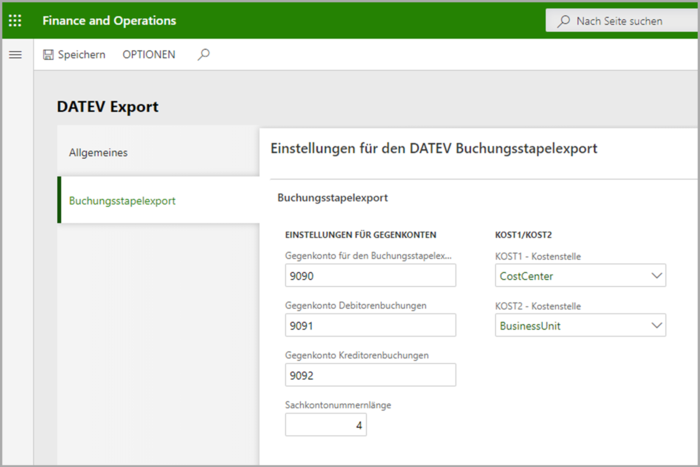 Dynamics 365 Connector for DATEV