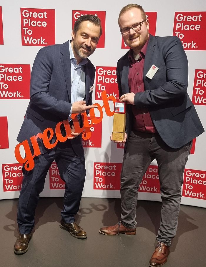 Inway Systems gehört zu den besten Arbeitgebern in der ITK 2023